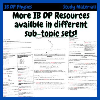 IB DP Physics Syllabus Unit A Space Time And Motion Kinematics A