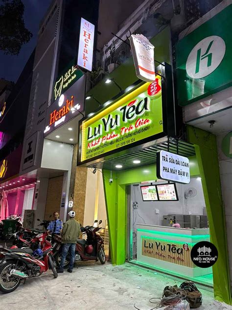 Thiết Kế Thi Công Chuỗi Quán Trà Sữa Luyu Tea Trọn Gói
