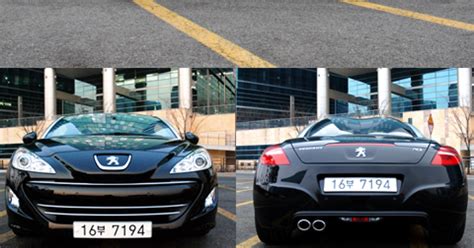 독특한 더블 버블 스타일의 날렵한 푸조 Rcz