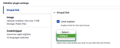 Drupal Linkit Module