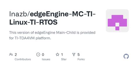 github lnazb edgeengine mc ti linux ti rtos this version of