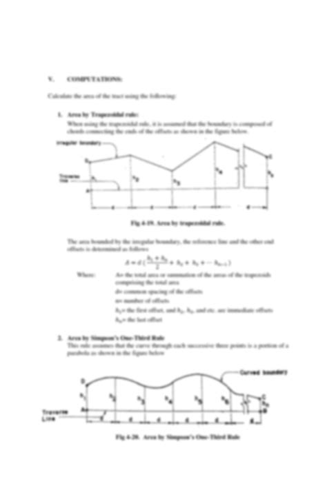 SOLUTION Surveying Laboratory Exercise Determining Area Of A Field