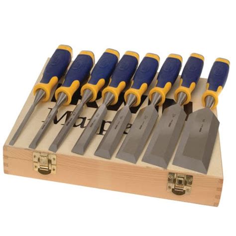 Irwin Marples 8pc Protouch Bevel Edge Chisel Set 1 4 2 — Mallow Tools