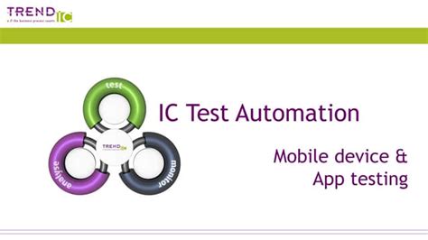 Ictestautomation Mobile Device And Mobile App Testing Seetest Pptx Operating Systems