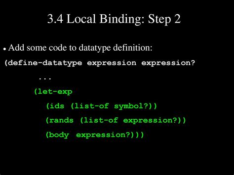 3 4 local binding recall scheme s let let x 5 ‏ y 6 ppt download