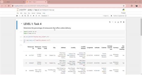 rohan bhagwat on linkedin data analysis internship program level 1