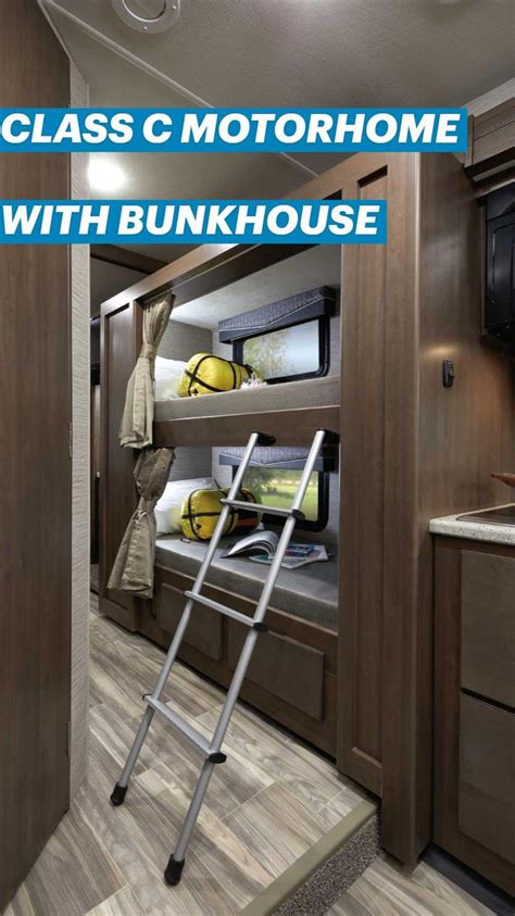 Class C Motorhome With Bunkhouse Diy Camper Remodel Bunk House