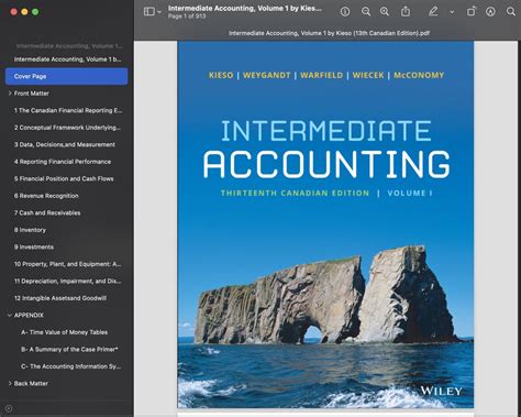 Intermediate Accounting Textbook