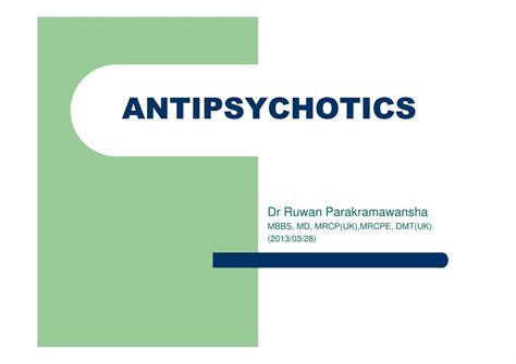 Pdf Antipsychotics Faculty Of Medicinemedpdnaclky3s2