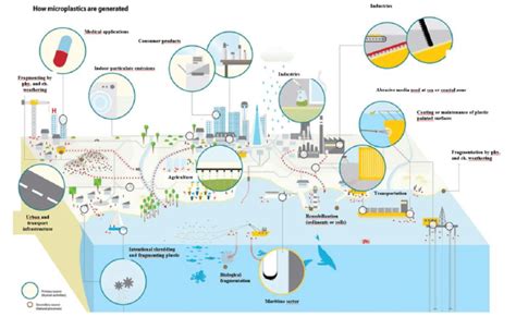 Different Sources Of Microplastics Entering The Aquatic Environment