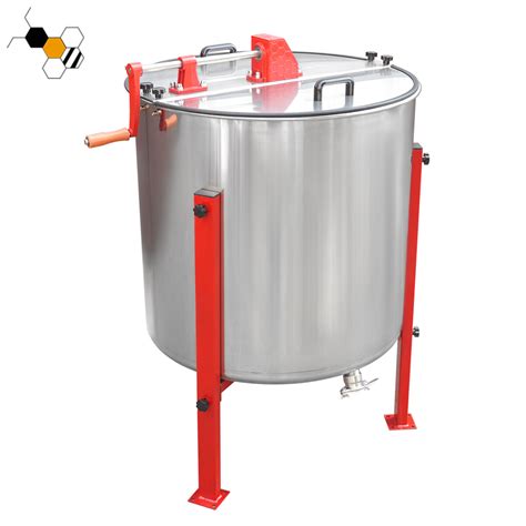 8 Frame Honey Extractor Reversible Radial Manual Bee Processing Machine
