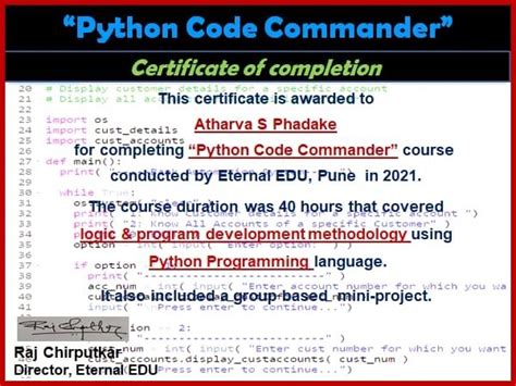 atharva phadake on linkedin python coding lifelonglearning eternaledu