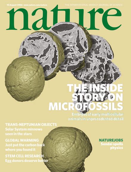 Volume 442 Issue 7103 10 August 2006