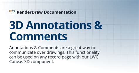 How To Use Salesforce Annotations For Cad Files Renderdraw Posted On