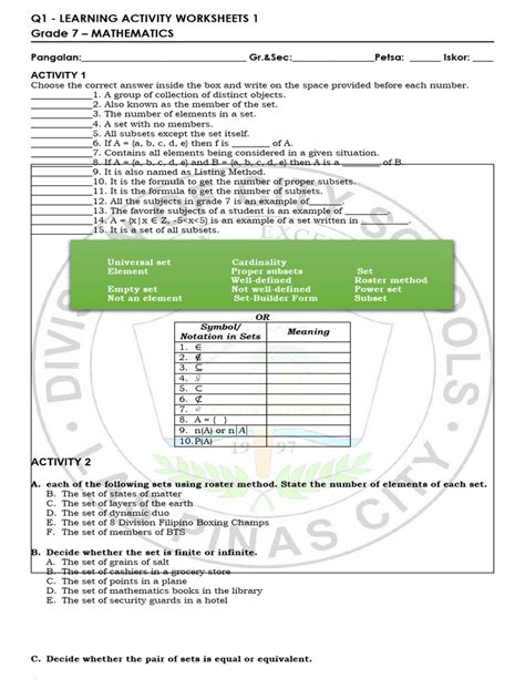 Q1 G7 Math Law 1 Pdf Mathematics Mathematical Concepts