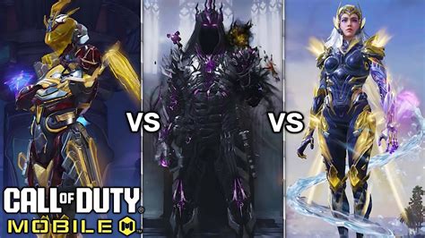 All 3 Mythic Characters Comparision Cod Mobile Codm Youtube