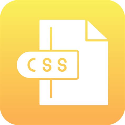 Css File Vector Icon Vector Art At Vecteezy