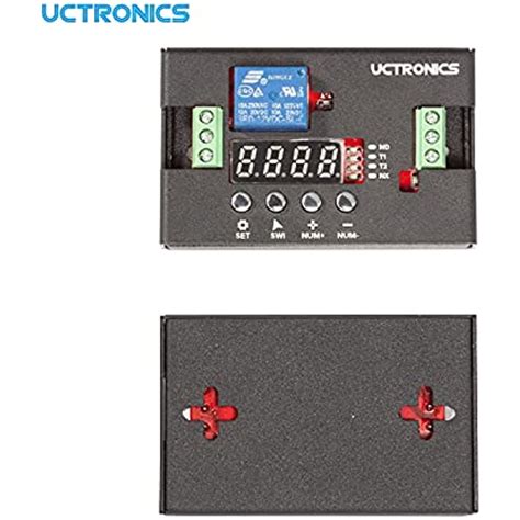 Buy Uctronics Dc 12v Programmable Time Delay Relay Module With Metal Enclosure On Delay And Off