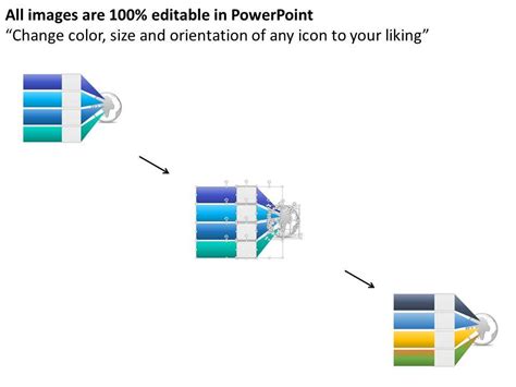 Four Staged Text Box With Globe For Data Representation Powerpoint Template Presentation
