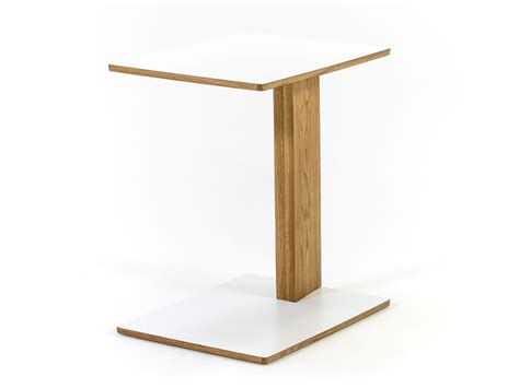 Overhang Rectangular Pc Laminate Side Table By Case Design Terence