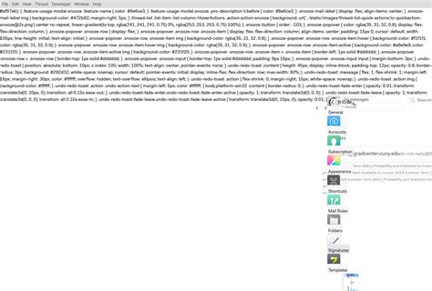 Styling Html Signature Messes Up Preferences Section · Issue 964