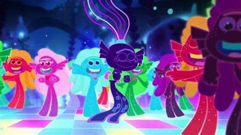 Colorful Trolls Dance Party