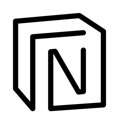 Notion Brand Assets Notes Oneline Vector Svg Icon Svg Repo