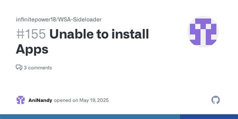 Unable To Install Apps · Issue 155 · Infinitepower18 Wsa Sideloader · Github