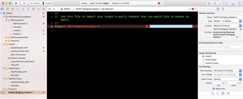 Adding Own Objective C Framework To Swift Project Stack Overflow