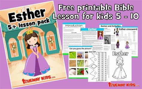Esther (5 – 10 year old lesson pack) - Trueway Kids