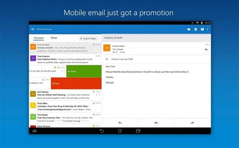 Microsoft Brings Outlook For Android And IOS Platforms