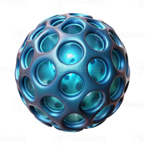 Splendid Playful Impressionist Concept Art Style Isolated Cutout Of A Single Pulsating