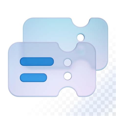 Premium Psd Tickets 3d Icon