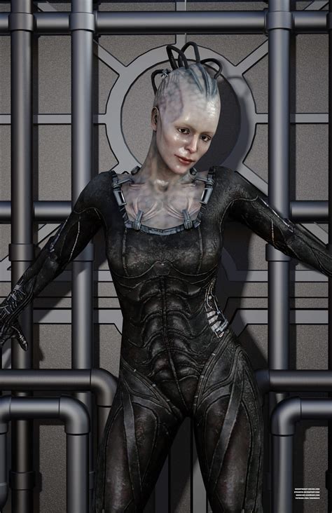 Borg Queen D Render Digital Art By Stjude