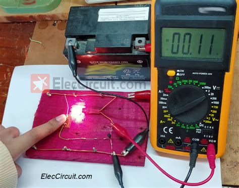 Transistor As Switch Experiment ElecCircuit Com