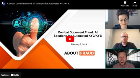 Combat Document Fraud Ai Solutions For Automated Kyc Kyb