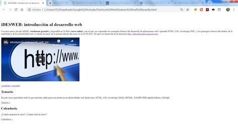 01 Desarrollo Web 1 Y 2 Html Css Módulo 5 2ª Parte