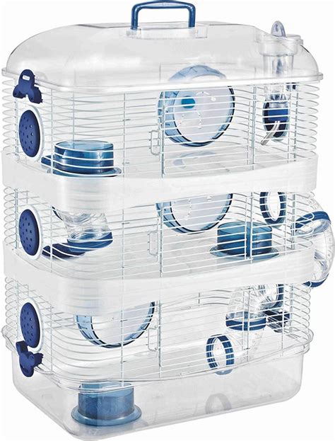 Acrylic Clear Expansible And Customizable 3 Solid Floor Levels Habitat
