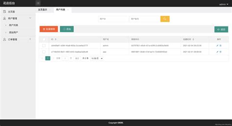 花店商城后台管理花店管理系统 Csdn博客