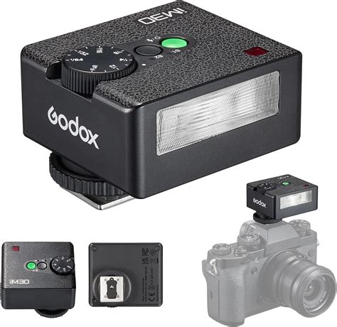 Godox Im30 Mini Kamerablitz Blitzgerät Im30 Mini Manueller Flash S1 S2 Optische Steuerung