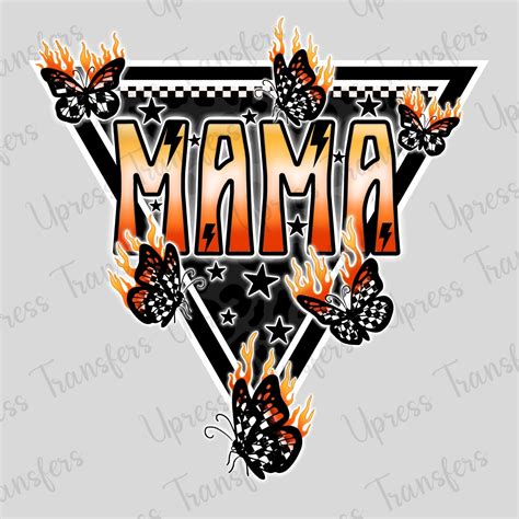 Triangle Butterfly Mama U Press Transfers