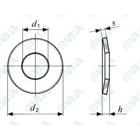 DIN 6796 conical spring washers