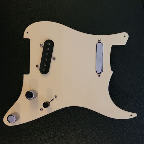 Strat Pickguard Tele Bridge And Neck Pickup Route 2 Knobs And Switch