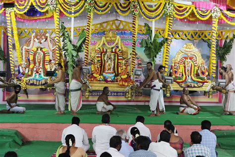 Procession Of Sri Kalyana Venkateswara Swamy Vari Temple At Srinivasa