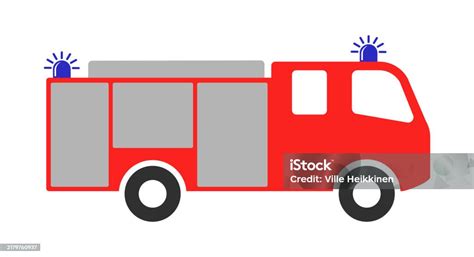 Fire Truck Icon Symbol Fire Engine Logo Sign Rescue Firefighting