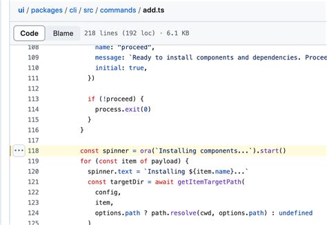 Find Out How The Ora Package Is Used To Show A Cli Spinner In Shadcn Ui
