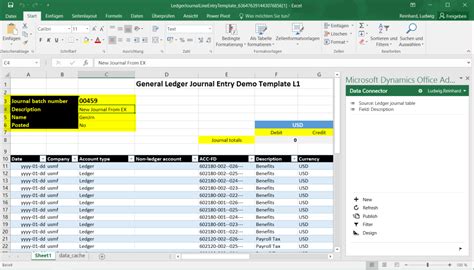 Dynamics 365 General Journal Excel Imports Microsoft Bizapps Finance