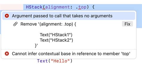 Swiftui Why Hstack Doesnt Allow To Set Alignment Argument Stack
