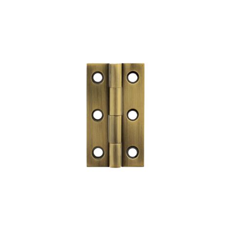 Mhbh50ab Millhouse Brass Cabinet Butt Hinges 50mm X 28mm X 2mm
