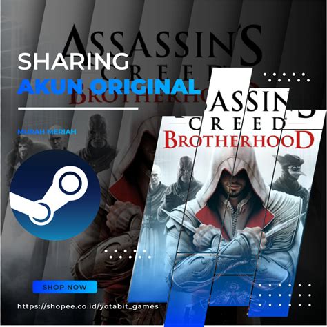 Jual Assassins Creed Brotherhood Pc Sharing Original Offline Shopee
